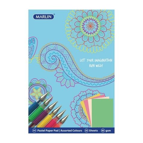 Paper 80g - A4 Project Pad - Pastel Assorted (50’s) - Simply Sharp ...