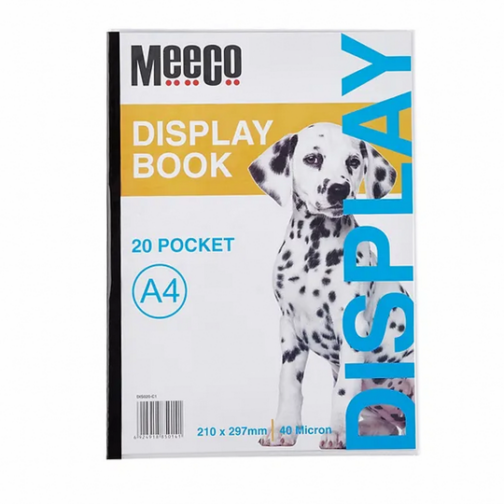 Filing Pockets - Meeco Display Book A4 - 20 pocket - Simply Sharp ...