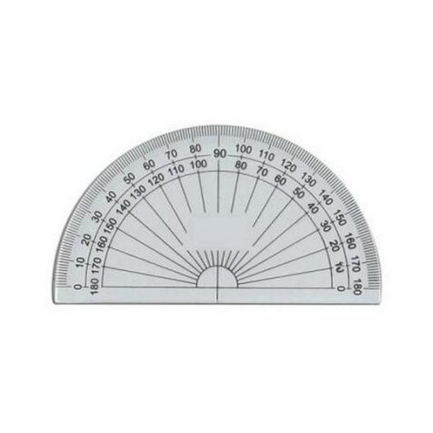 EDG - Math Protractor 15 cm - 180° - Simply Sharp Stationery